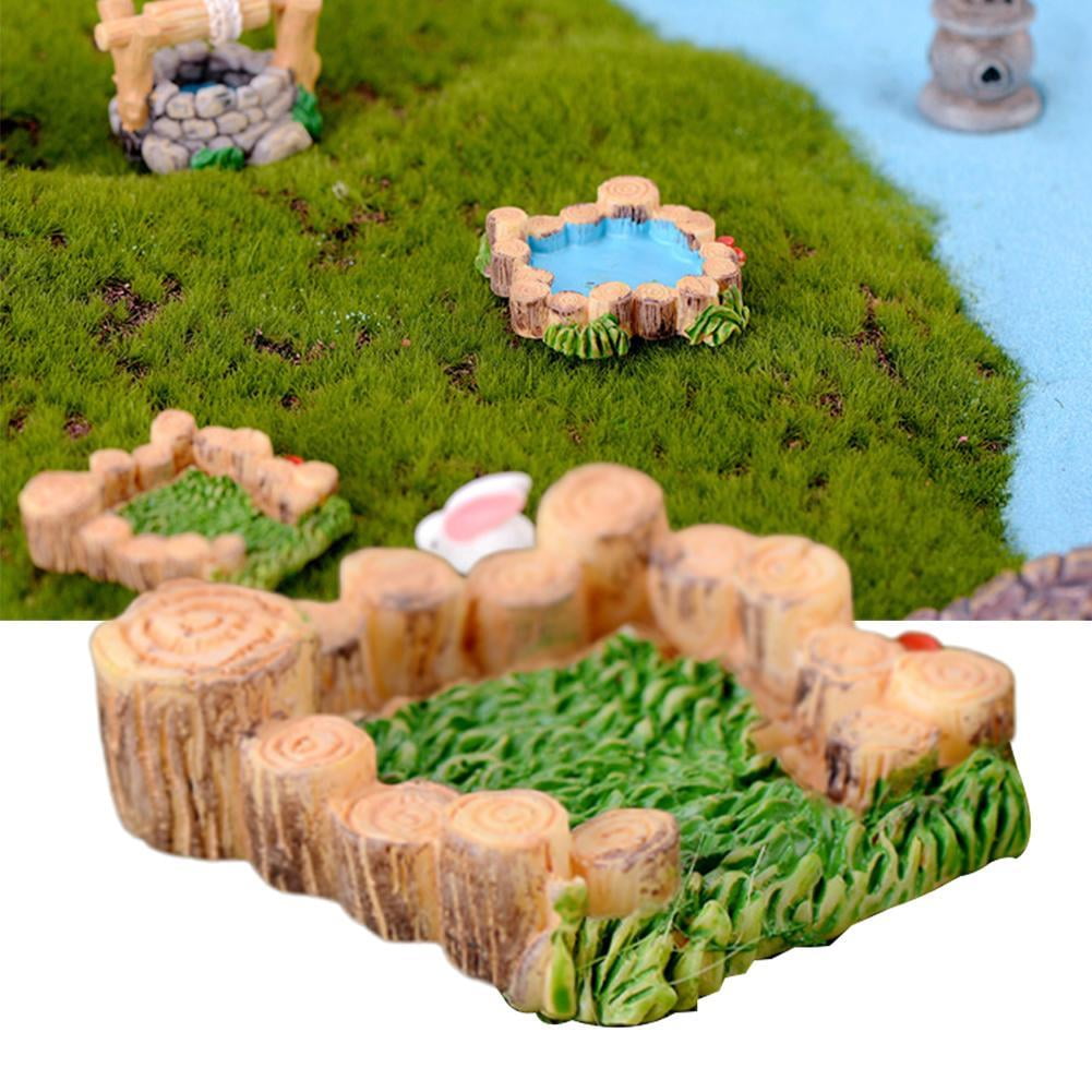 OPDBN Mountain Water Micro Landscape Retro Antique Resin Scene ...