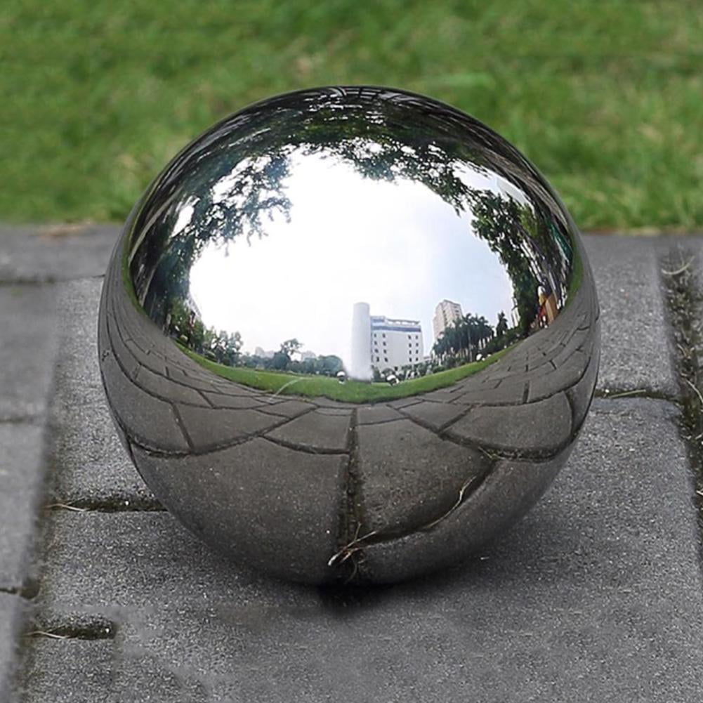 OPDBN 100mm Fine Ball 201# Stainless Steel Ball Hollow Ball Decoration ...