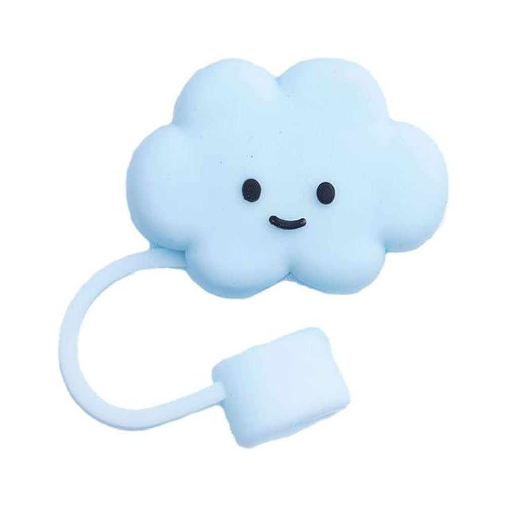 OPDBN Straw Tips Cover Straw Covers Cap for Reusable Straws Cloud Shape ...