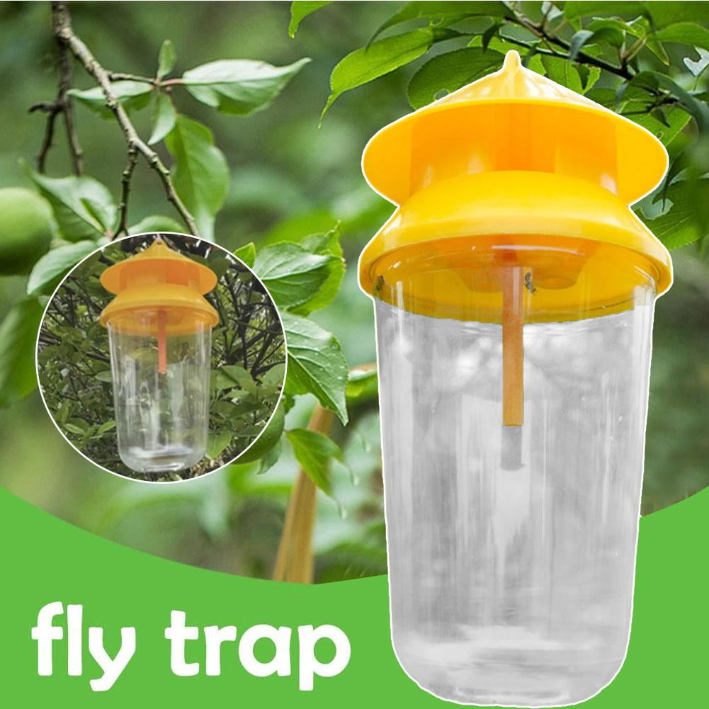 OPDBN 1x Fruit Fly Trap Killer Yellow Drosophila Trap Fly Catcher ...
