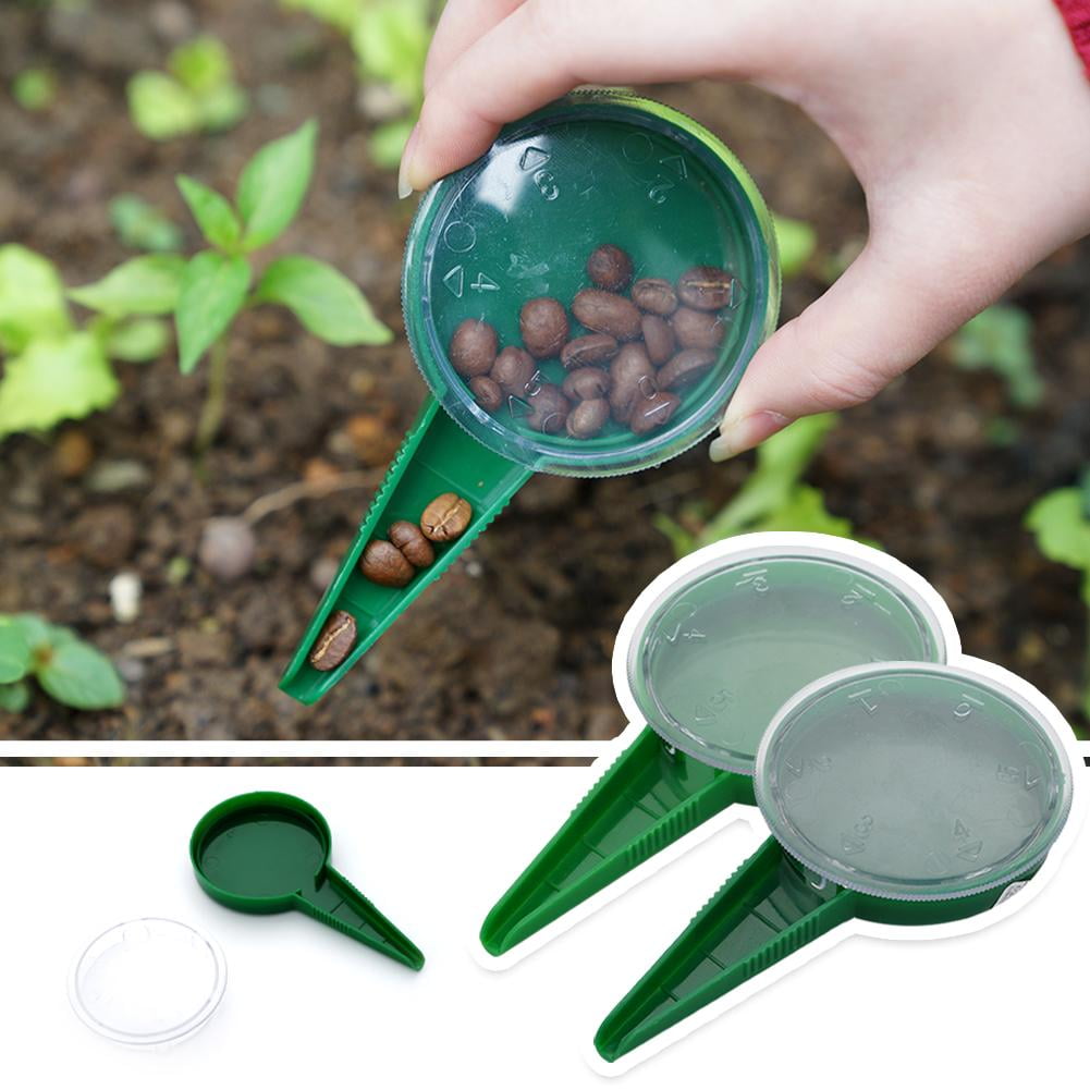OPDBN Dark Green Home Gardening Seed Seeder 5-Speed Adjustable Flower ...