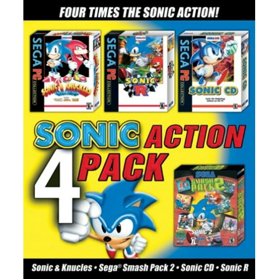 OPEN PACKAGE SPECIAL: SEGA Action 4 Pack - 4 Classic Complete PC Games ...