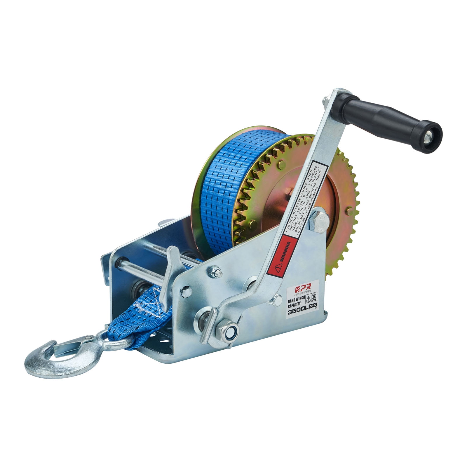 OPENROAD 3500lbs Hand Winch,Boat Trailer Winch Crank with 10m (32ft ...