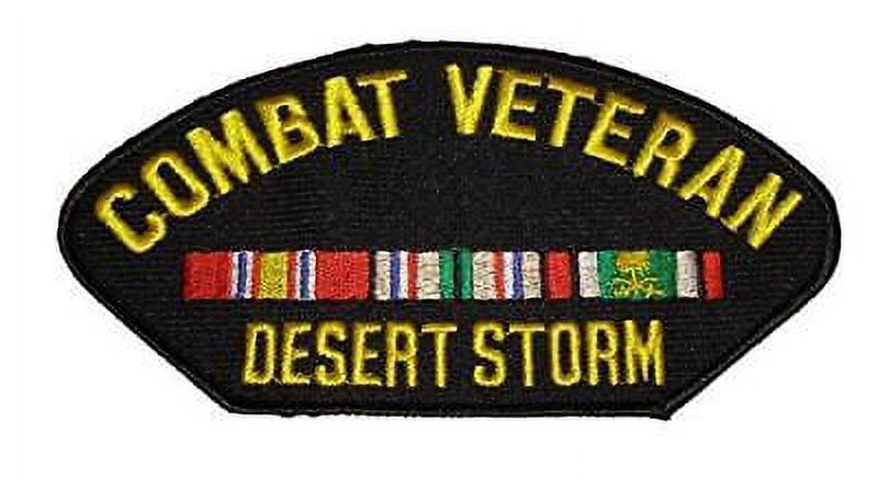 OPERATION DESERT STORM COMBAT VETERAN PATCH W/ CAMPAIGN RIBBONS ODS ...