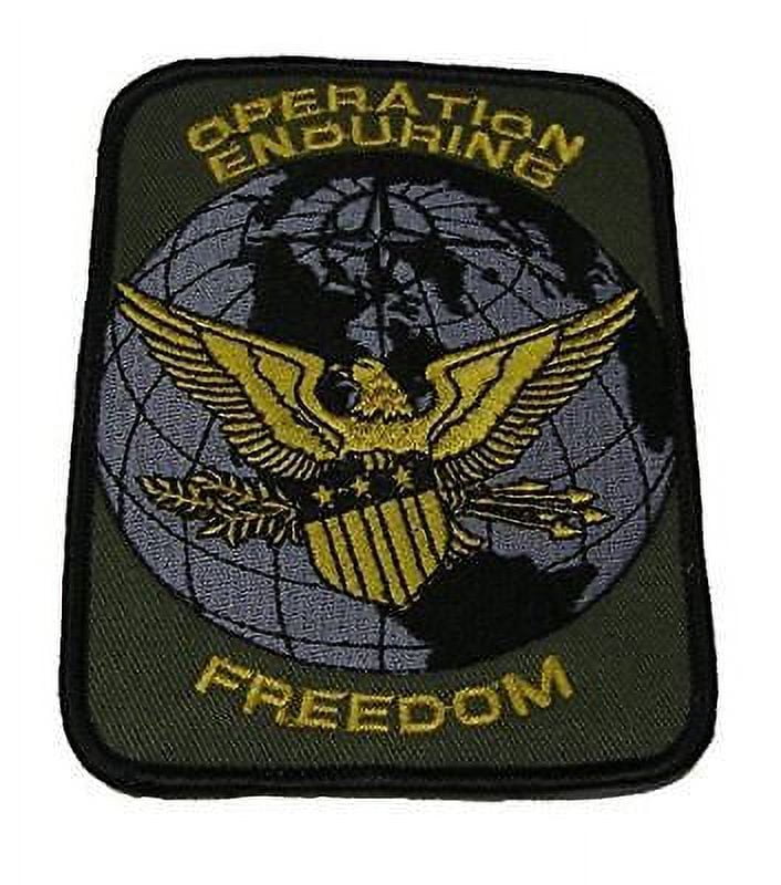 OPERATION ENDURING FREEDOM OEF W/ EAGLE PATCH AFGHANISTAN VETERAN - Walmart.com