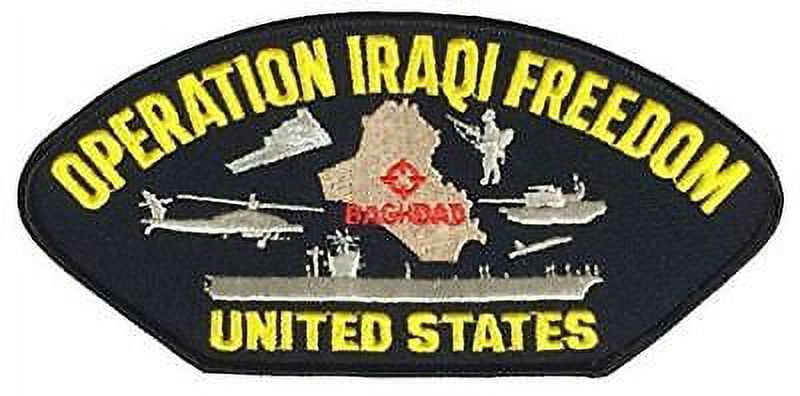 OPERATION IRAQI FREEDOM PATCH VET OIF JOINT FORCES ARMY AIR FORCE NAVY ...