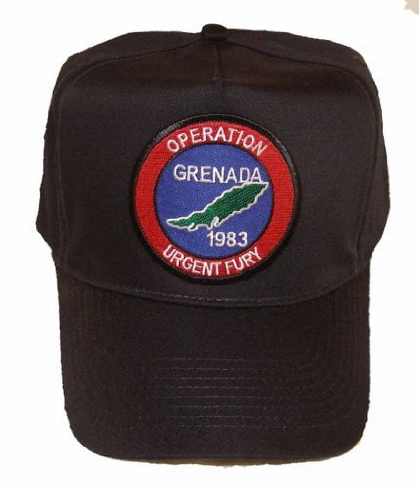 OPERATION URGENT FURY - GRENADA 1983 Black Golf Style Hat - Veteran ...