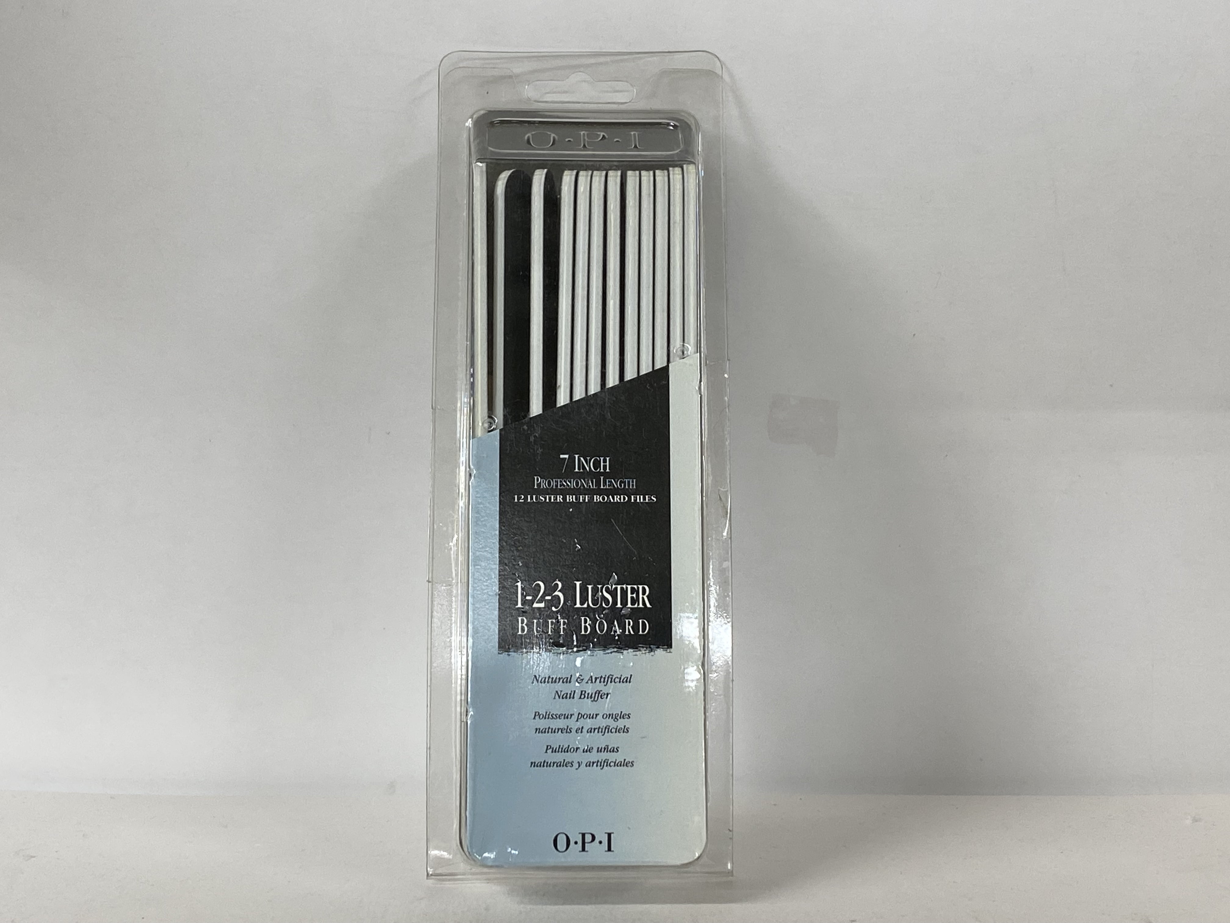 OPI 1-2-3 luster buff board for natural & artificial nail buffer 12 7 ...