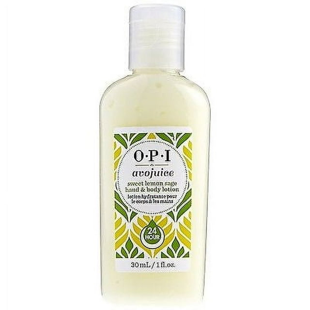 OPI AvoJuice 24 Hour Moisturizing Hand and Body Lotion, Sweet Lemon ...