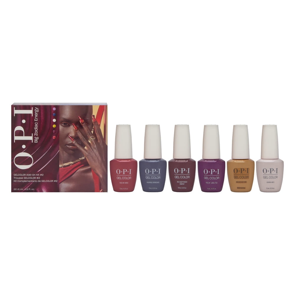 OPI GelColor Big Zodiac Energy Add-On Kit #2 6 Piece Set - Walmart.com