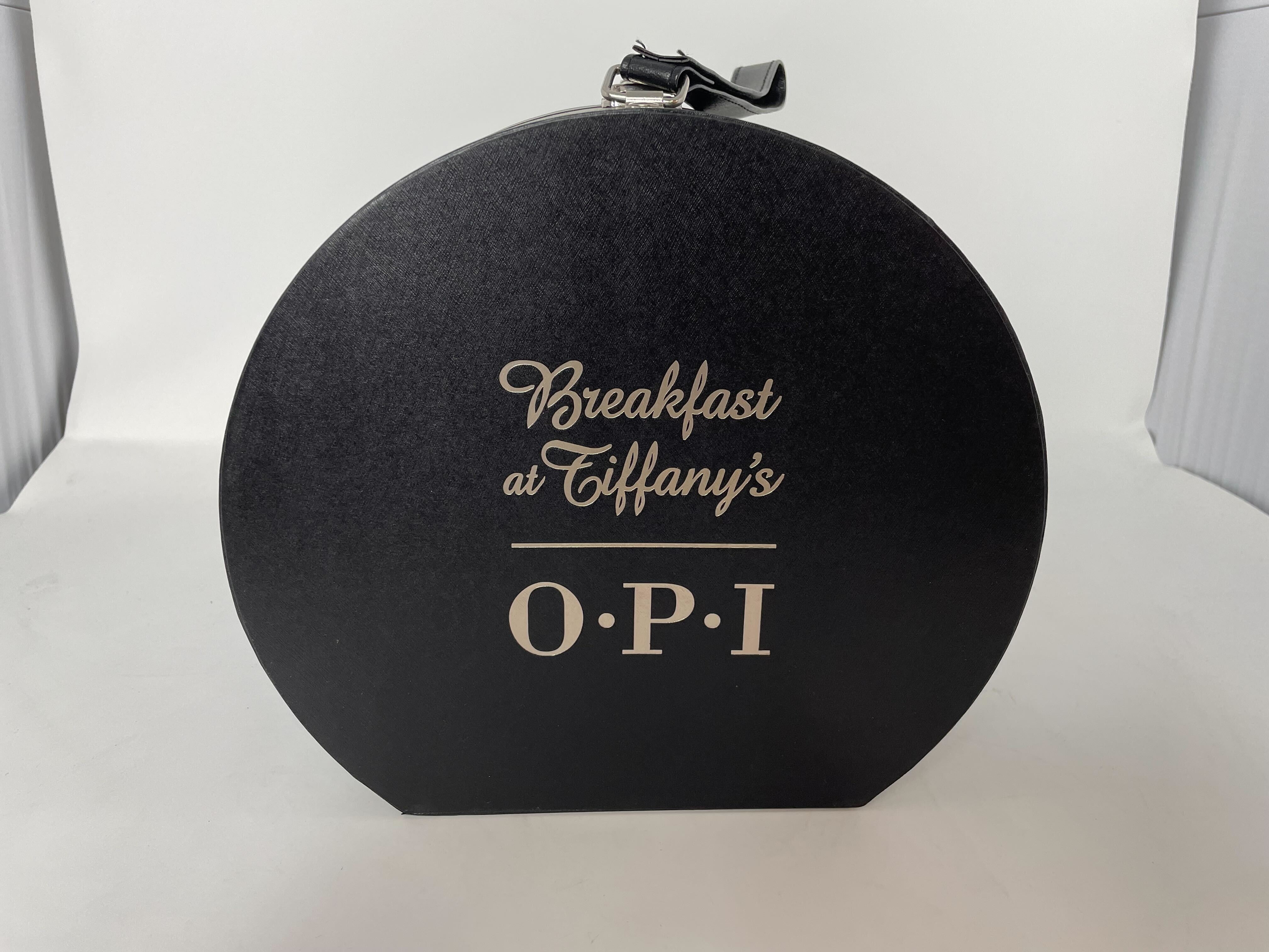 OPI Breakfast at Tiffany's Hat Display Box, Cosmetic Nail Polish Case ...