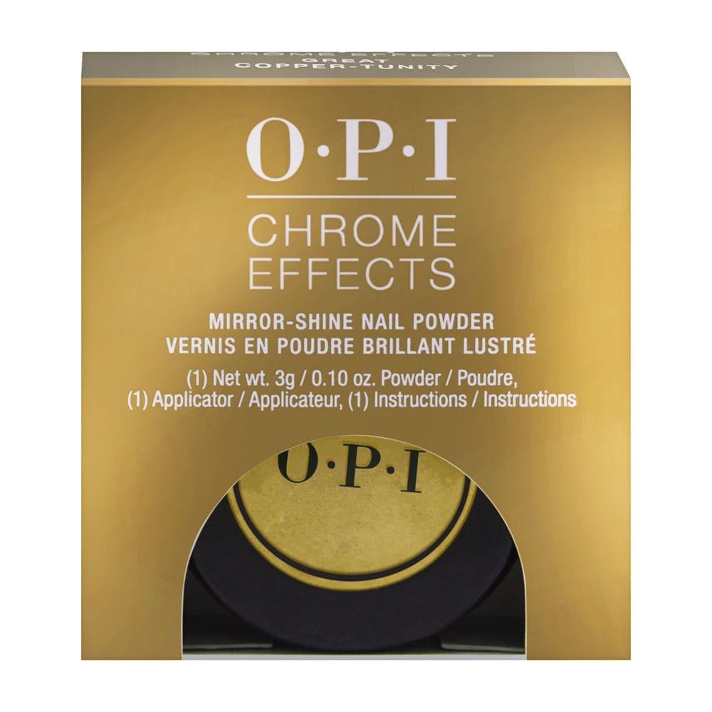OPI Gold Digger Chrome Effects Mirror Shine Nail Powder CP008 - Finger ...