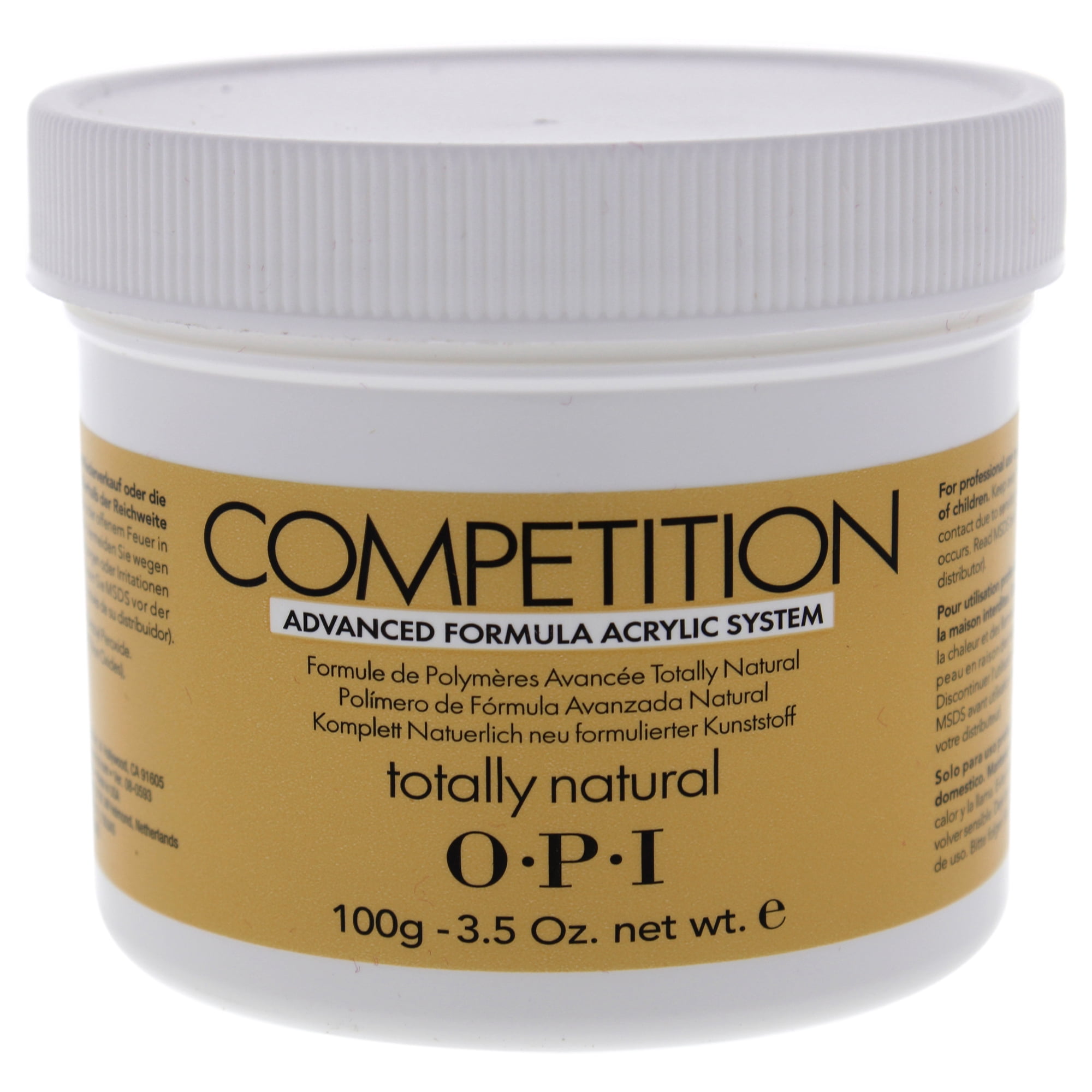 OPI Competition Totally Natural Acrylic Powder, Women, 3.5oz - Walmart.com