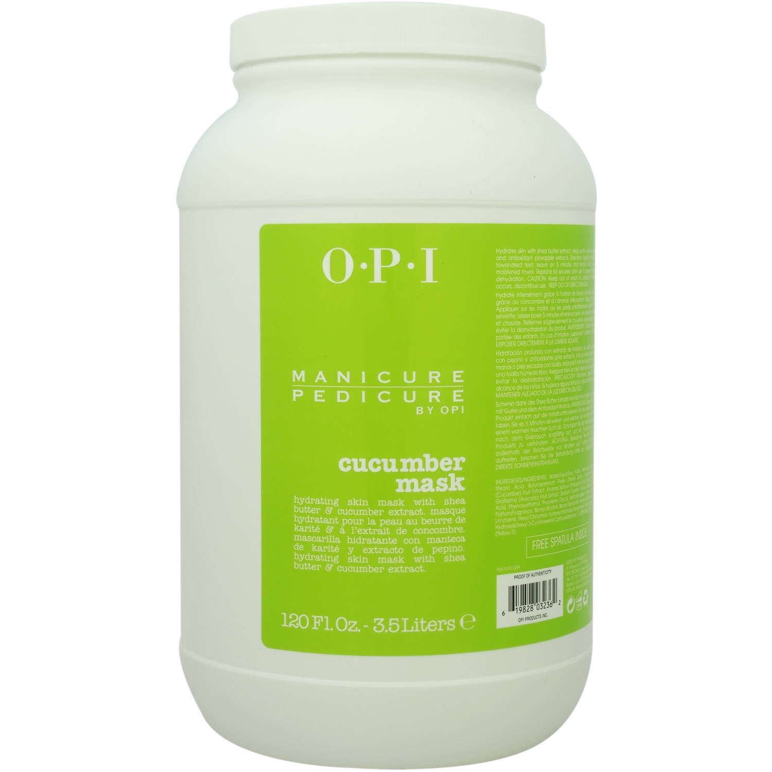 OPI Cucumber Manicure Pedicure Mask, 120 oz - Walmart.com
