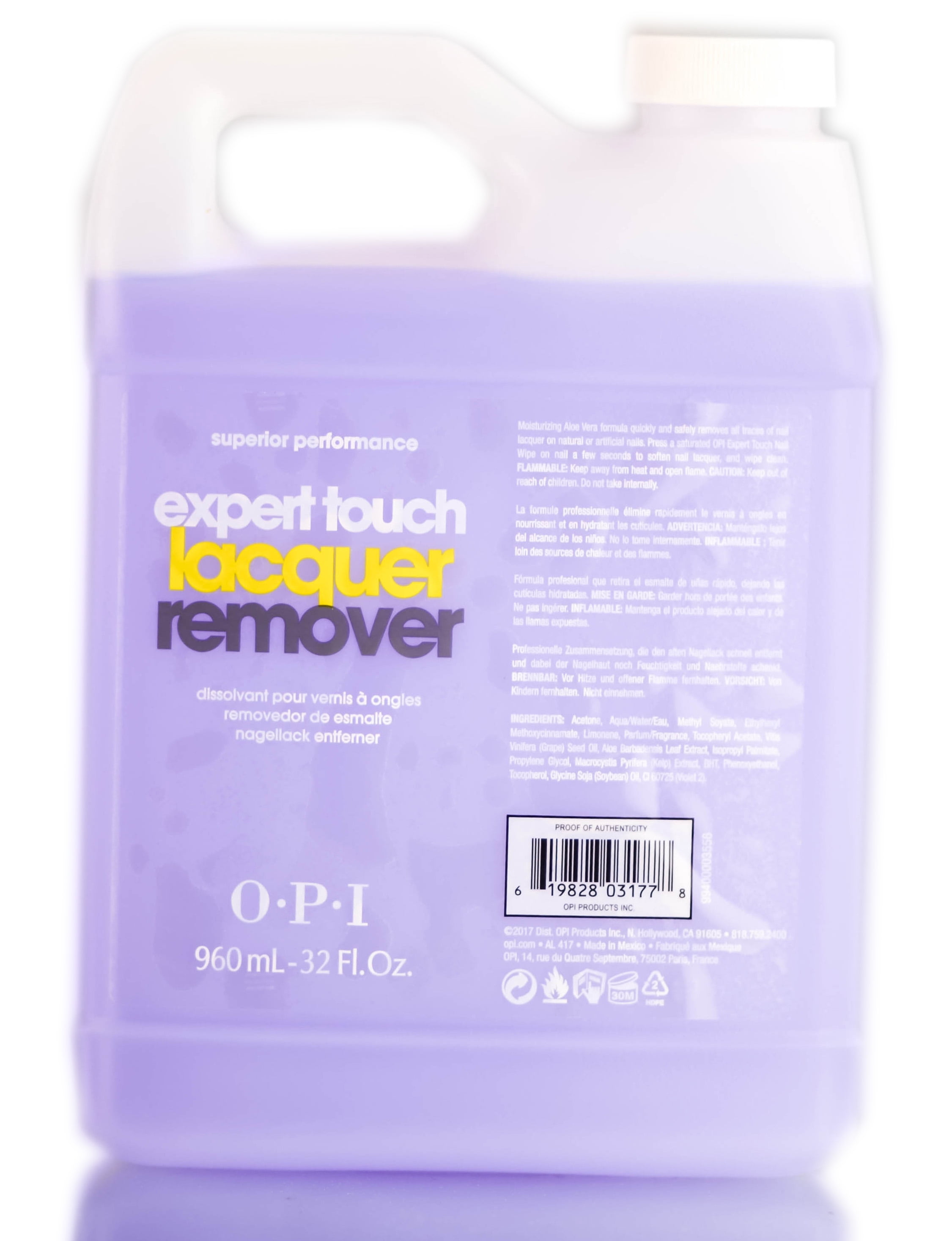 OPI Expert Touch Nail Polish and Gel Fingernail Remover 32oz - Walmart.com