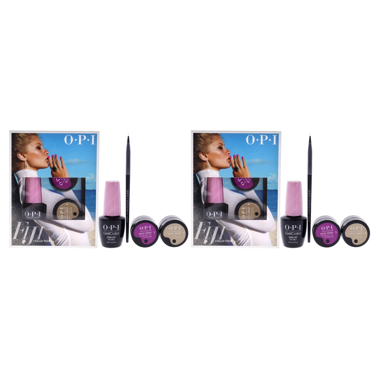 OPI Fiji GelColor & Artist Series Trio-1 -Pack of 2, 3 Pc 0.5oz ...