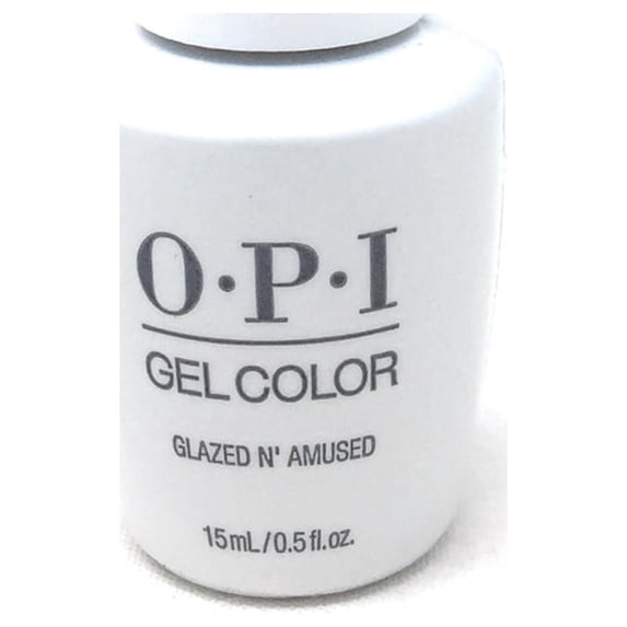 OPI Gel Polish, Glazed N' Amused, 0.5 fl oz, Vibrant Shiny Finish ...