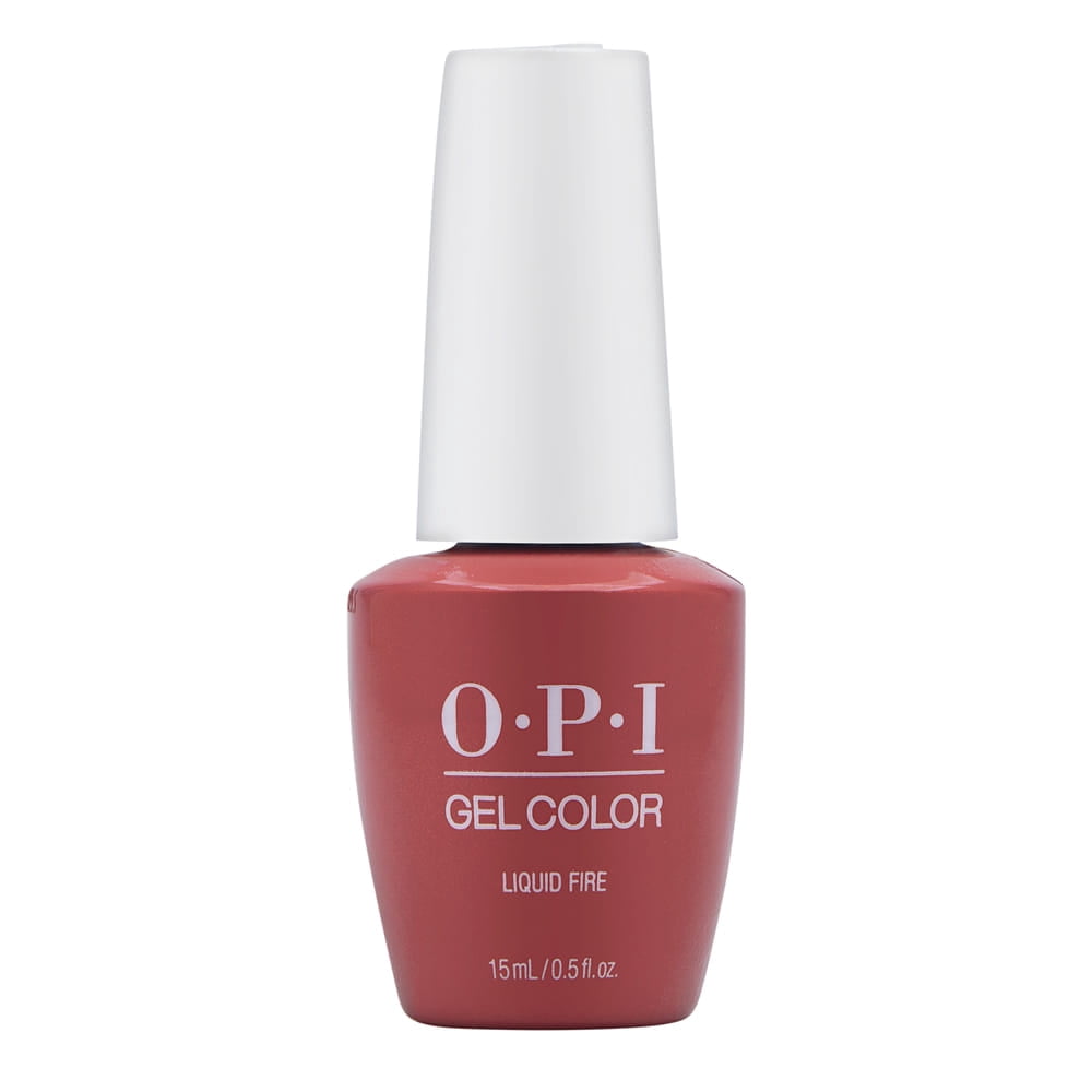 OPI GelColor Nail Polish GCF020 - Liquid Fire - Walmart.com