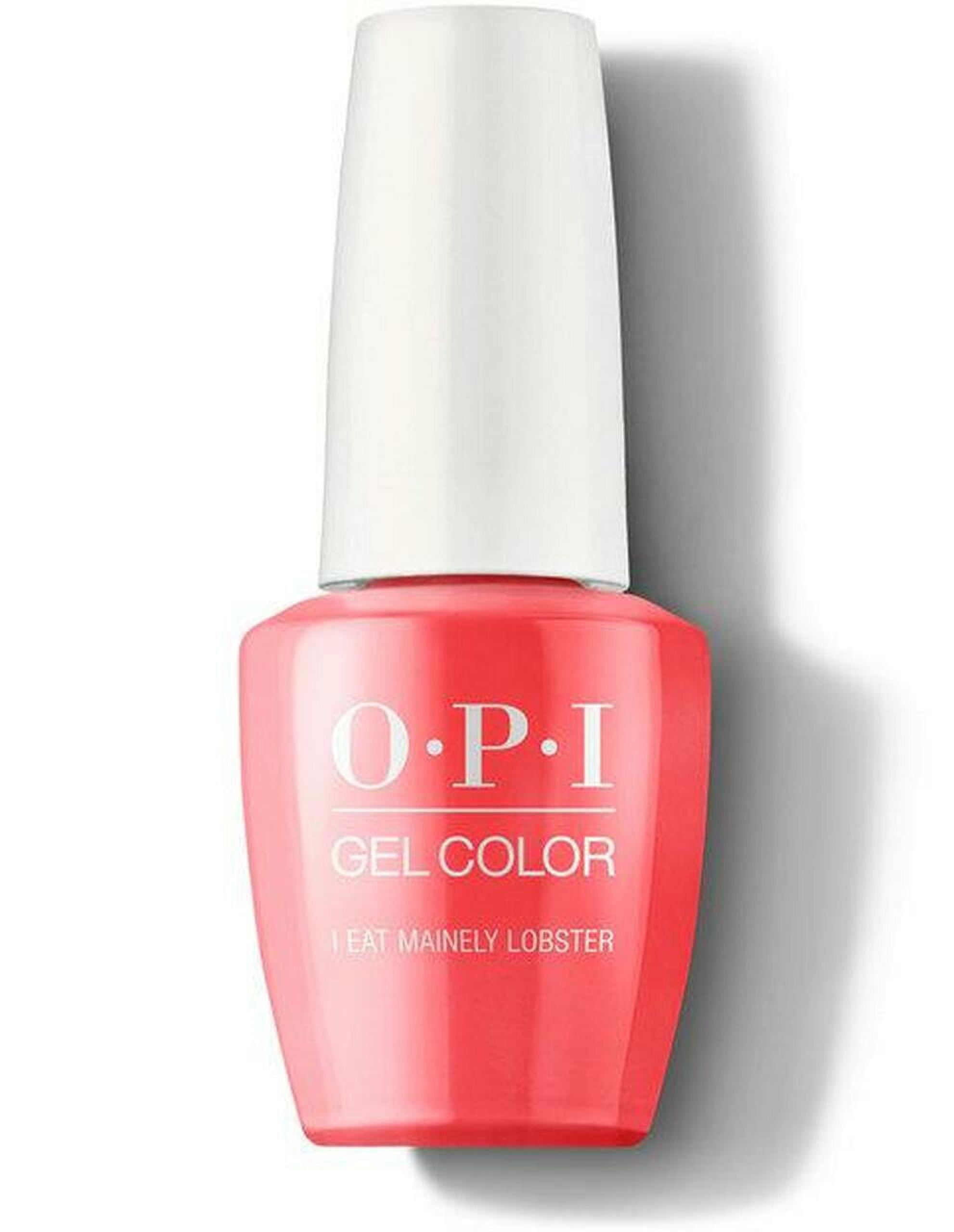 GelColor by OPI Soak-Off Gel Lacquer nail polish (I Eat Mainely Lobster ...