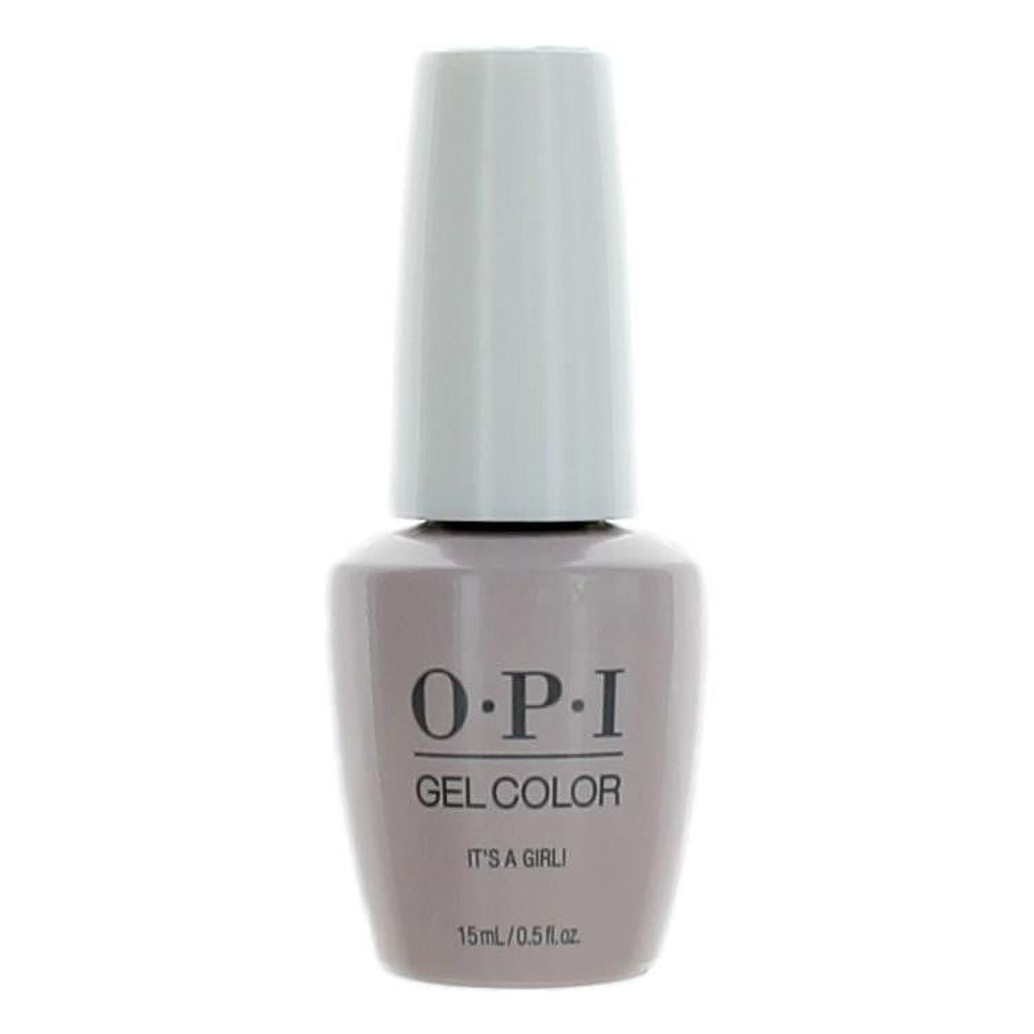 OPI LED Light Gel Nail Polish, Shiny Top Coat, 0.5 oz Movie Buff Color ...