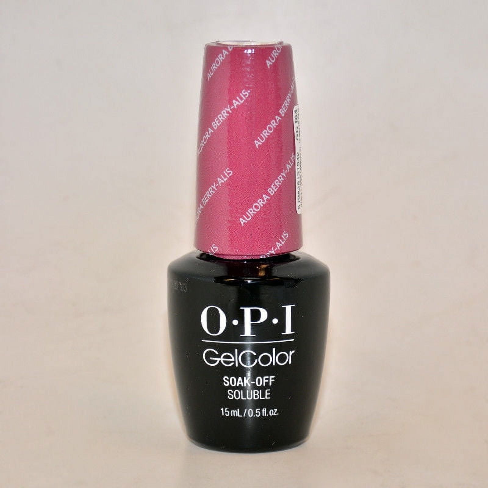 OPI GelColor Gel Nail Polish, Aurora Berry-Alis, 0.5 Fl Oz, Long ...