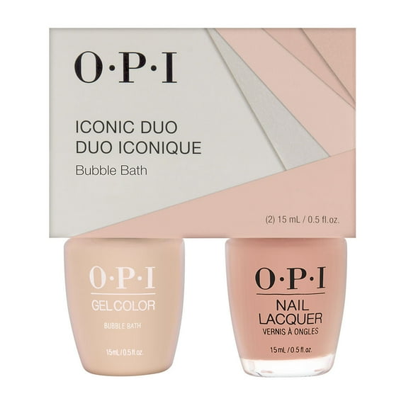 OPI GelColor Gel Nail Polish, Bubble Bath #GCS86, Soak-Off Polish, 0.5 ...