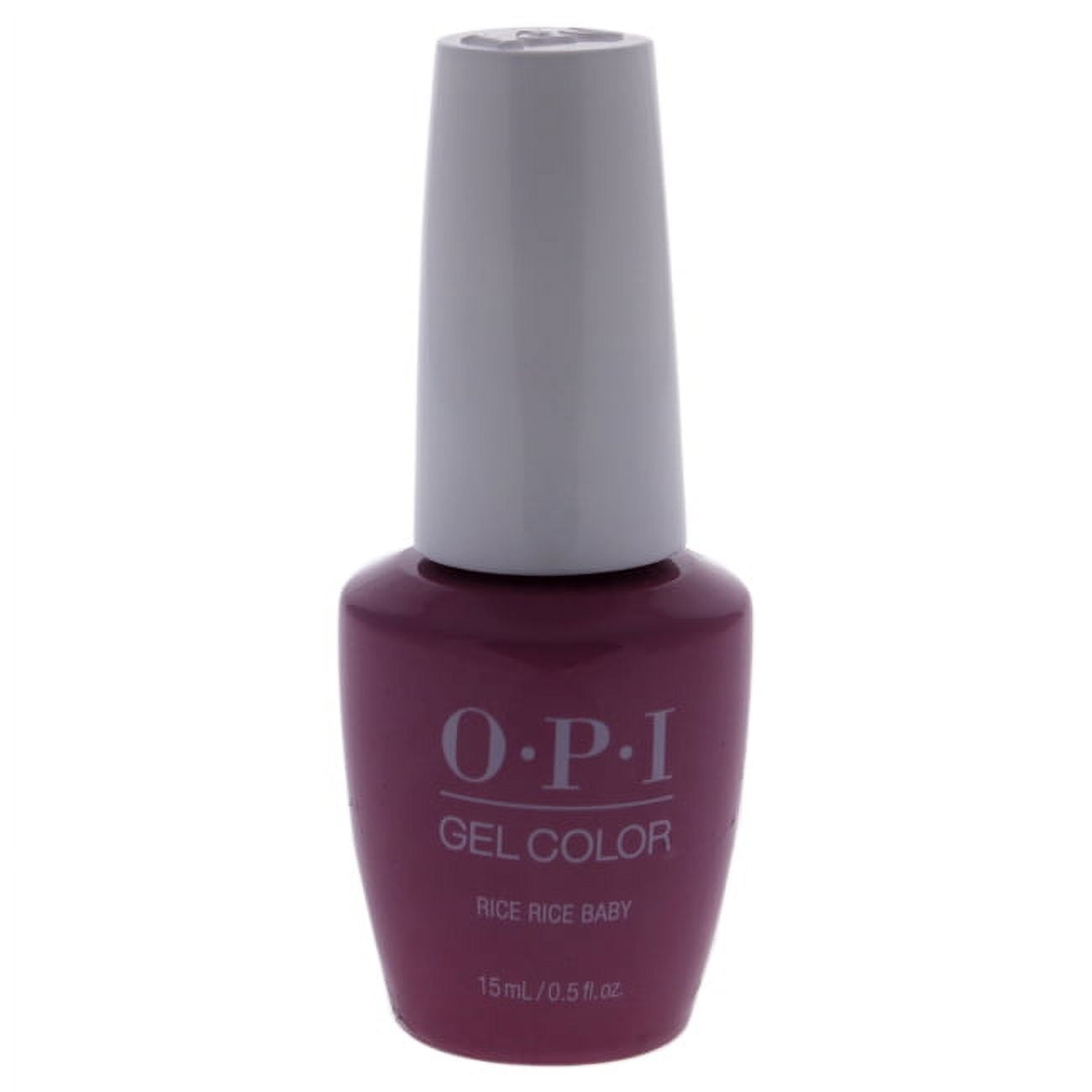 OPI GelColor Gel Polish - T80 Rice Rice Baby Nail Polish, Women, 0.5 fl ...