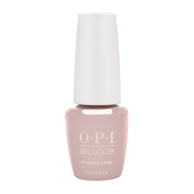 OPI Gel Color - Let Me Bayou A Drink, Pearly Pink Soak-Off Gel Lacquer ...
