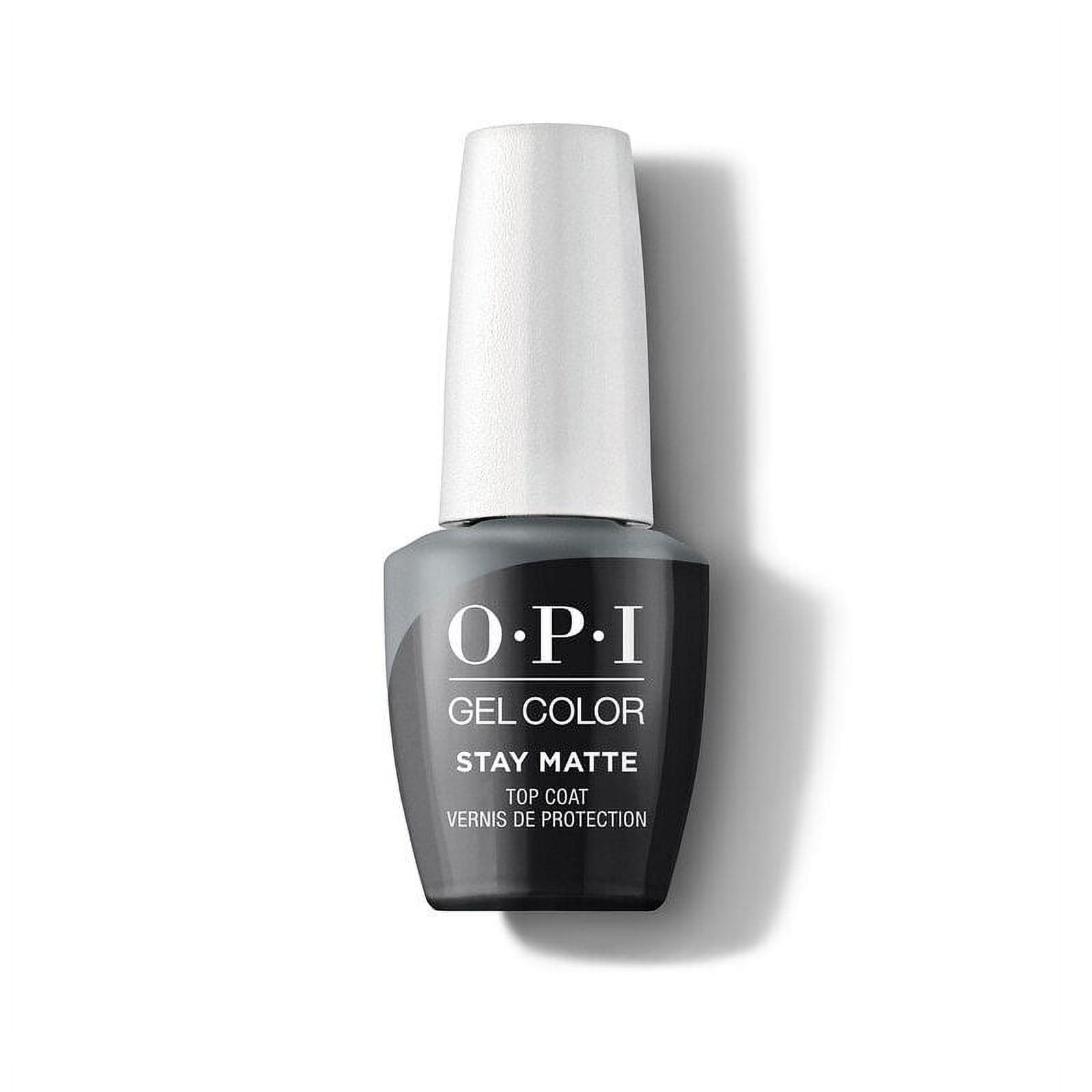 OPI Gel Nail Top Coat Polish - Stay Matte Finish, Long Lasting, 0.50 oz - GC004 - Walmart.com