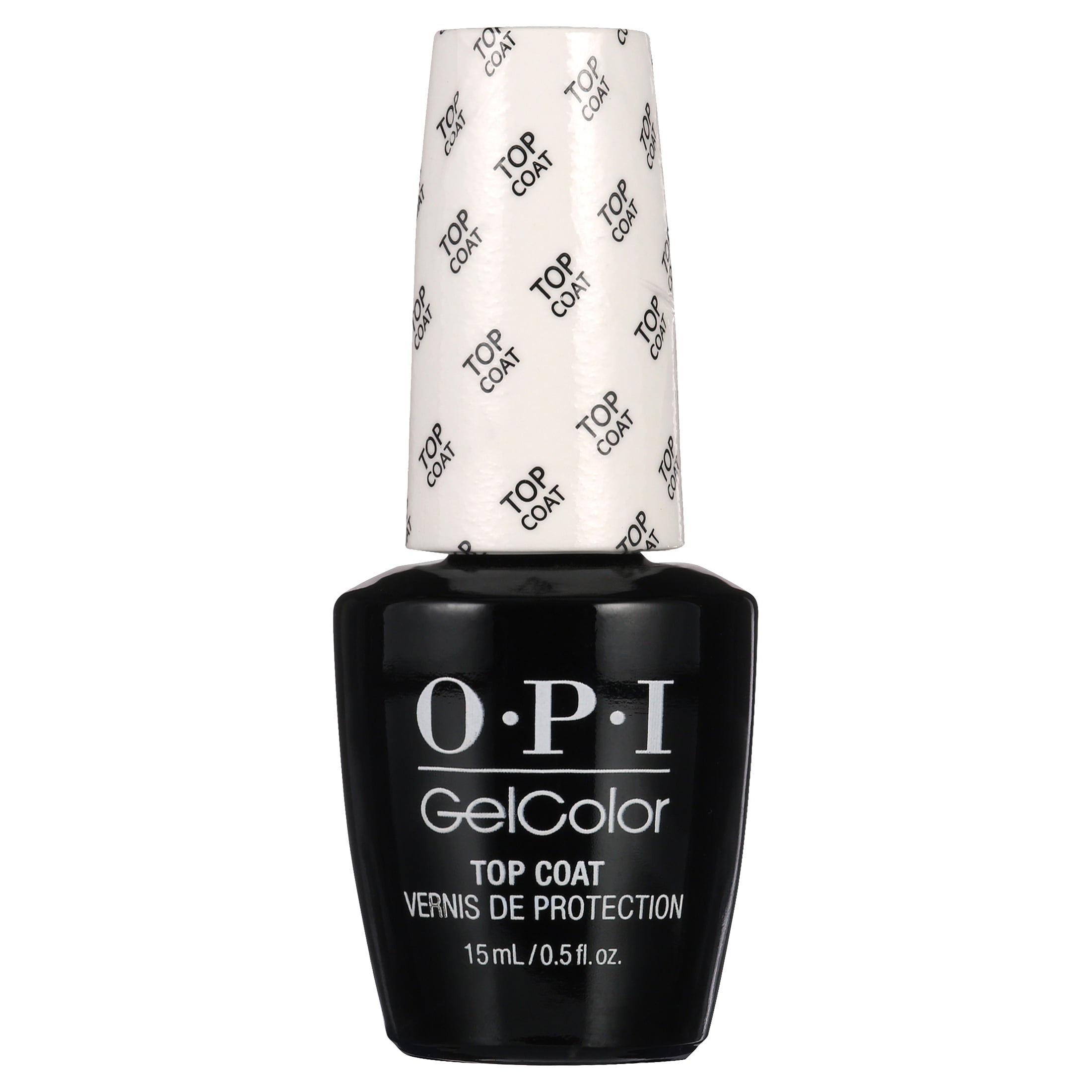 OPI Finish Gel Nail Polish Top Coat, Shiny and Long-lasting, 0.5 oz ...