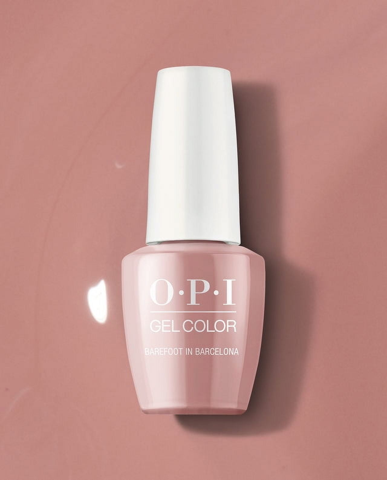 OPI GelColor Intelli-Gel Nail Polish, Barefoot in Barcelona, 0.5 oz ...