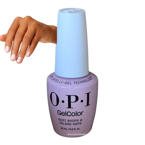 OPI Gelcolor Gel Nail Polish 0.50 oz. - Intelli-Gel - GCH71 - Suzi Shops & Island Hops - Walmart.com