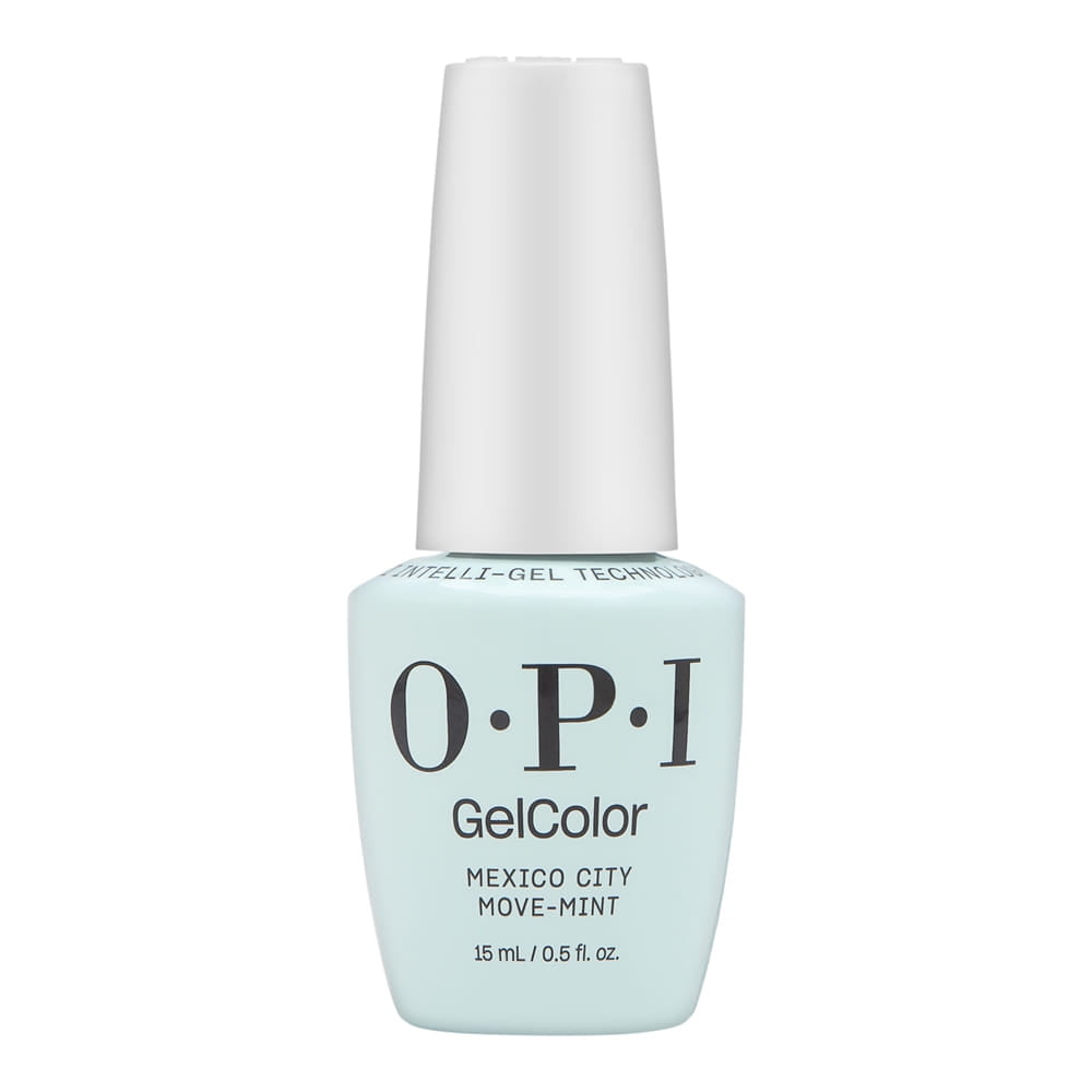 OPI GelColor Intelli-Gel Nail Polish GCM83 - Mexico City Move-Mint ...