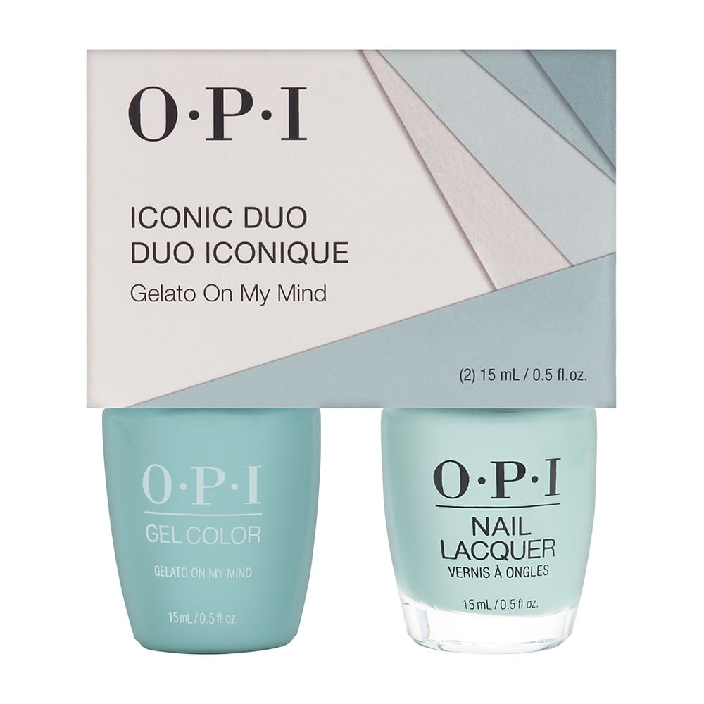 OPI Iconic GC/NL Duo - GelColor Soak-Off Gel Lacquer + Nail Lacquer ...