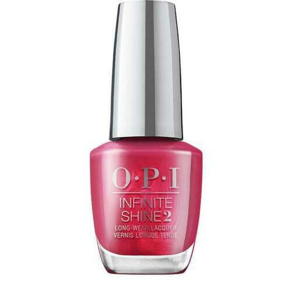 OPI Infinite Shine 2 Long-Wear Lacquer, 15 Minutes of Flame, Pink Long ...