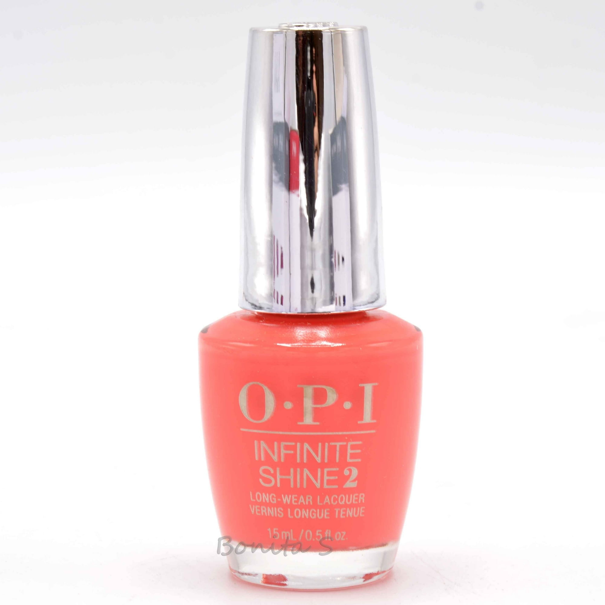 OPI Infinite Shine 2 Nail Lacquer, Tempura-Ture Is Rising!(T89), Nail Polish, 15ml/0.5 fl oz ...