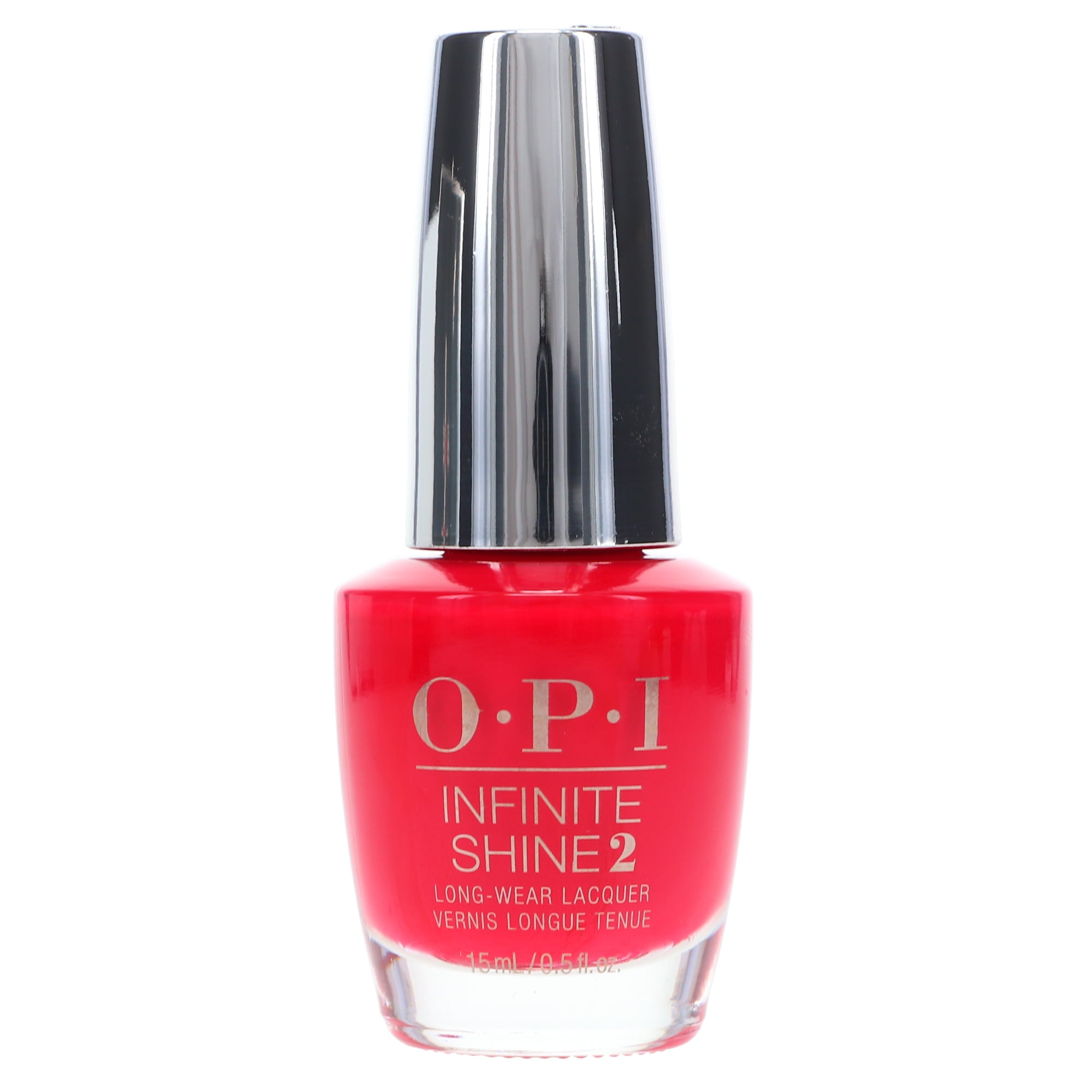 OPI Infinite Shine Dutch Tulips Nail Color, Vibrant Red, Long Lasting ...