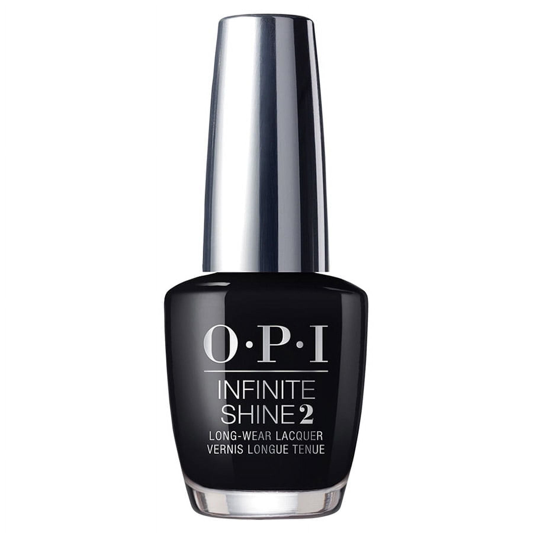 OPI Lacquer Infinite Shine Black Onyx Nail Polish, 0.5 Fl Oz - Walmart.com