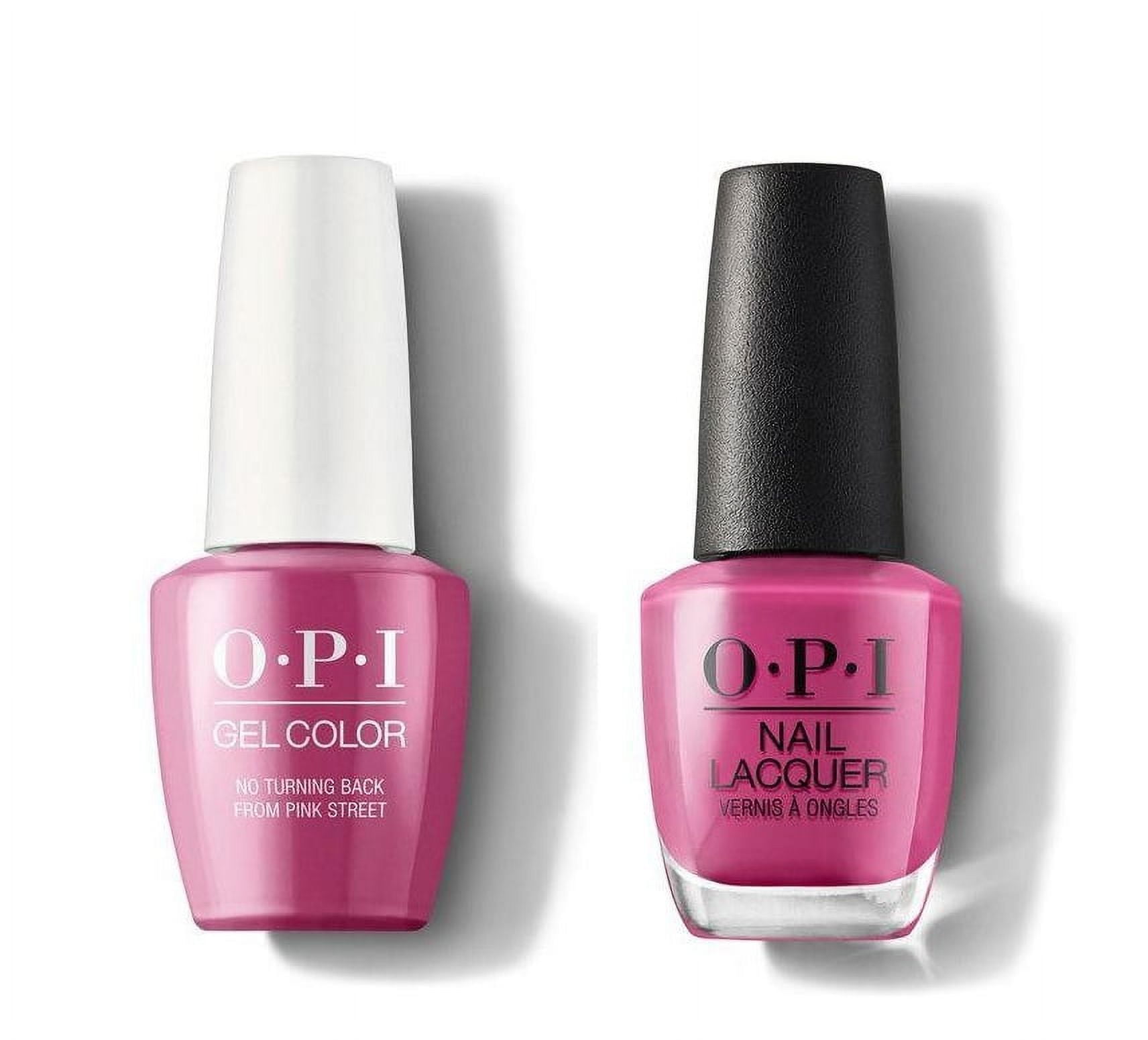 OPI Nail GELCOLOR + MATCHING POLISH COMBO [No Turning Back From Pink ...