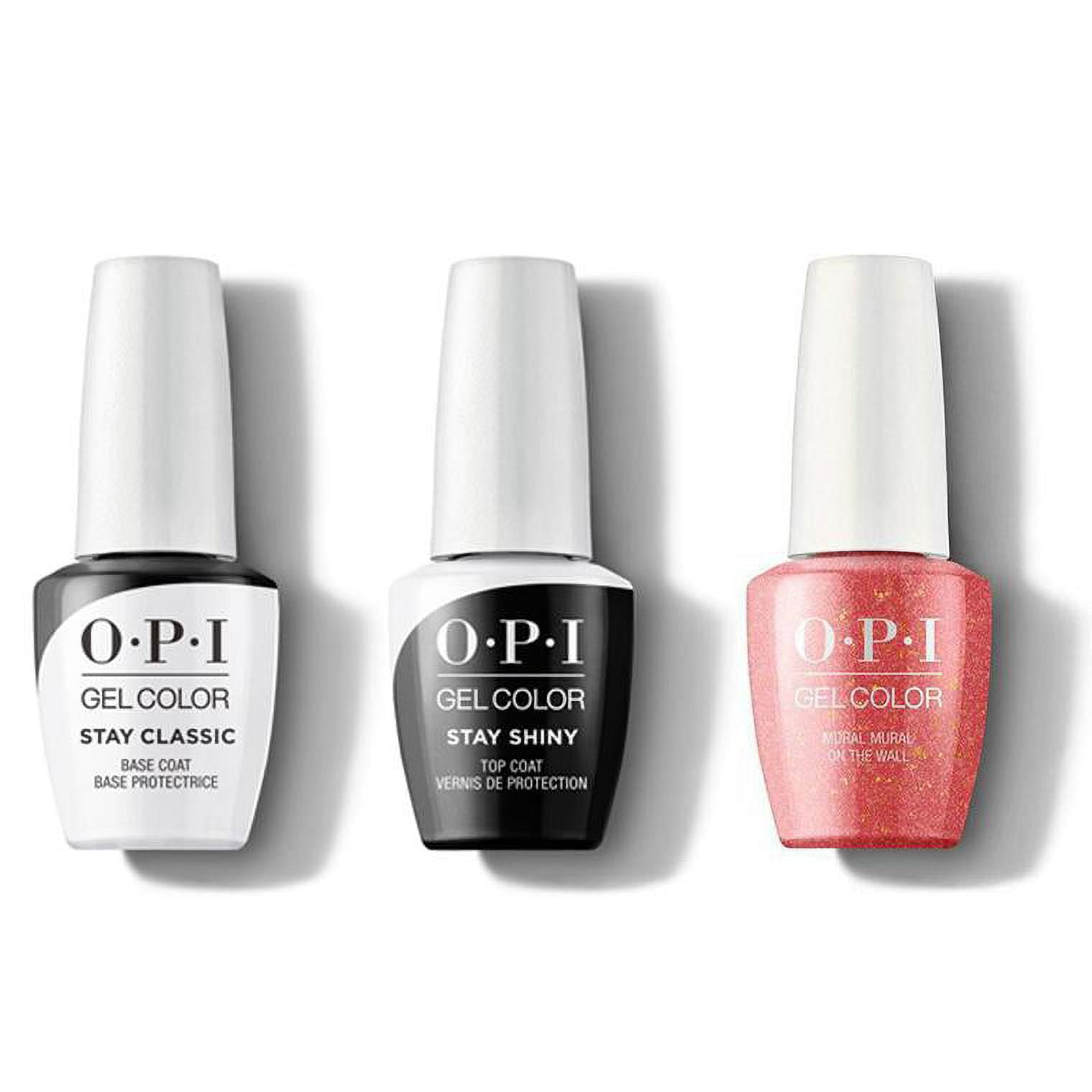 OPI Nail GELCOLOR - Mexico City 3 ct Combo Stay Classic Base, Stay ...