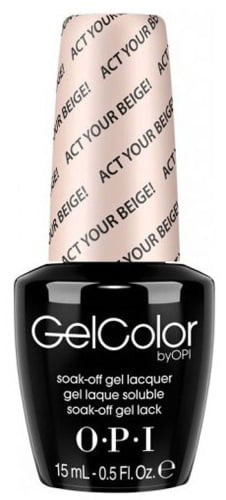 OPI Nail GelColor Gel Polish Color - Act Your Beige .5oz/15mL - Walmart.com