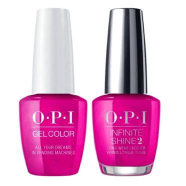 OPI Nail GelColor + Infinite Shine Polish Combo 2 ct - Passion GC H19 ...