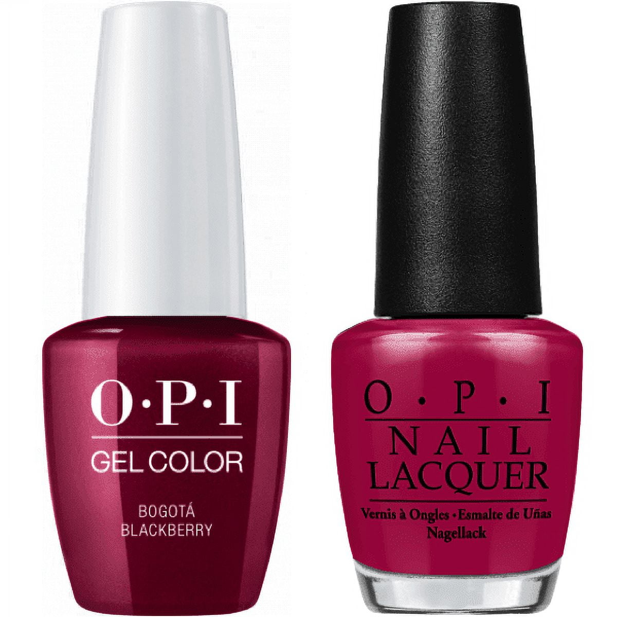 OPI Nail GelColor + Matching Polish Combo 2ct - Bogota Blackberry GC ...