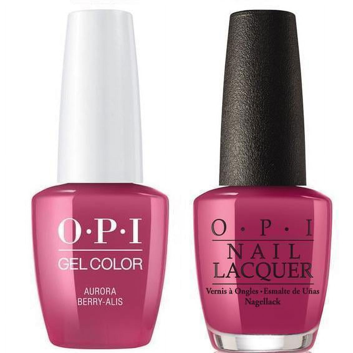 OPI Nail GelColor + Matching Polish Iceland Combo - Aurora Berry-Alis ...