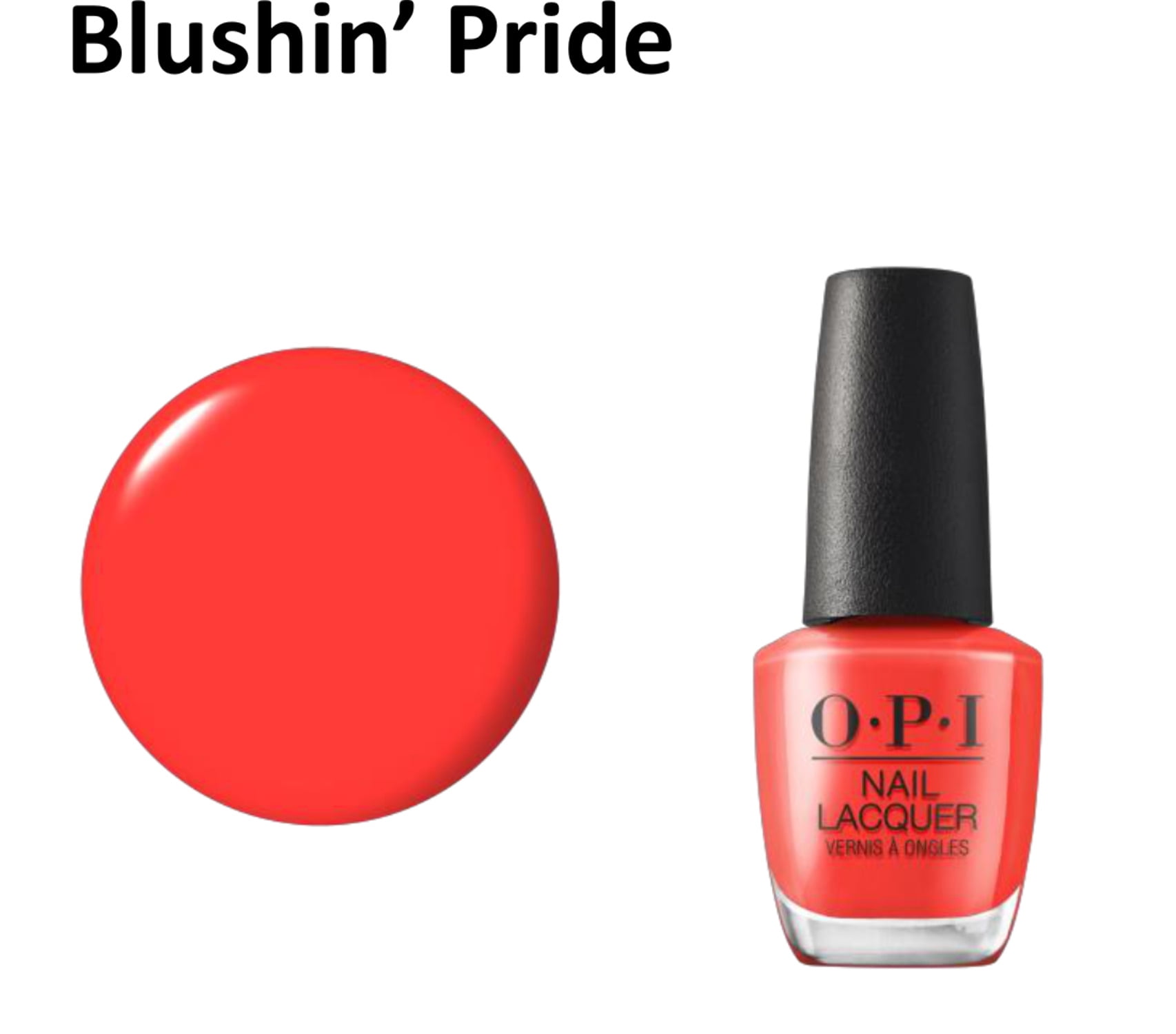 OPI Nail Lacquer Blushinâ€™ Pride, 0.5 oz, Smooth Glossy Finish, Pro ...