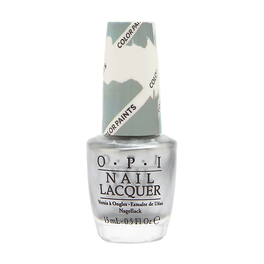 OPI Silver Canvas Nail Paint Polish, Long Lasting, 0.5 fl oz - Walmart.com