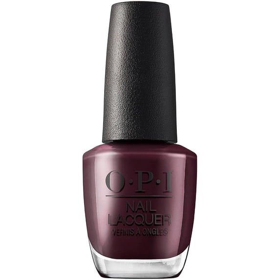 OPI Nail Lacquer Complimentary Wine | Opaque Dark Red Crème Chip ...