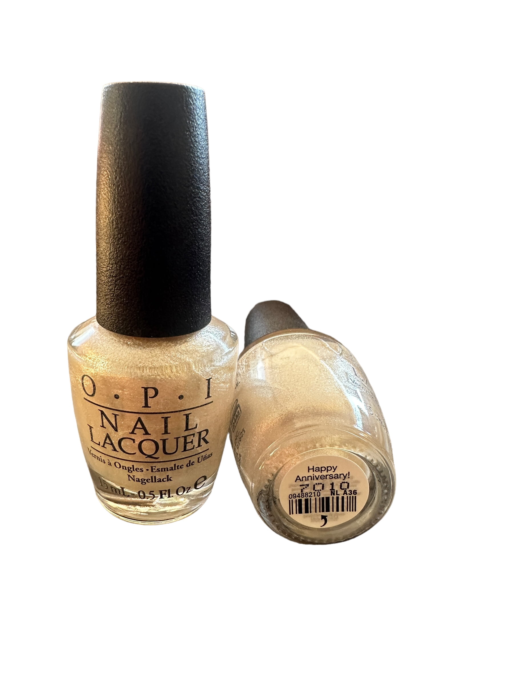 OPI Nail Lacquer Happy Anniversary! 0.5 fl oz Sparkling Silver Polish ...