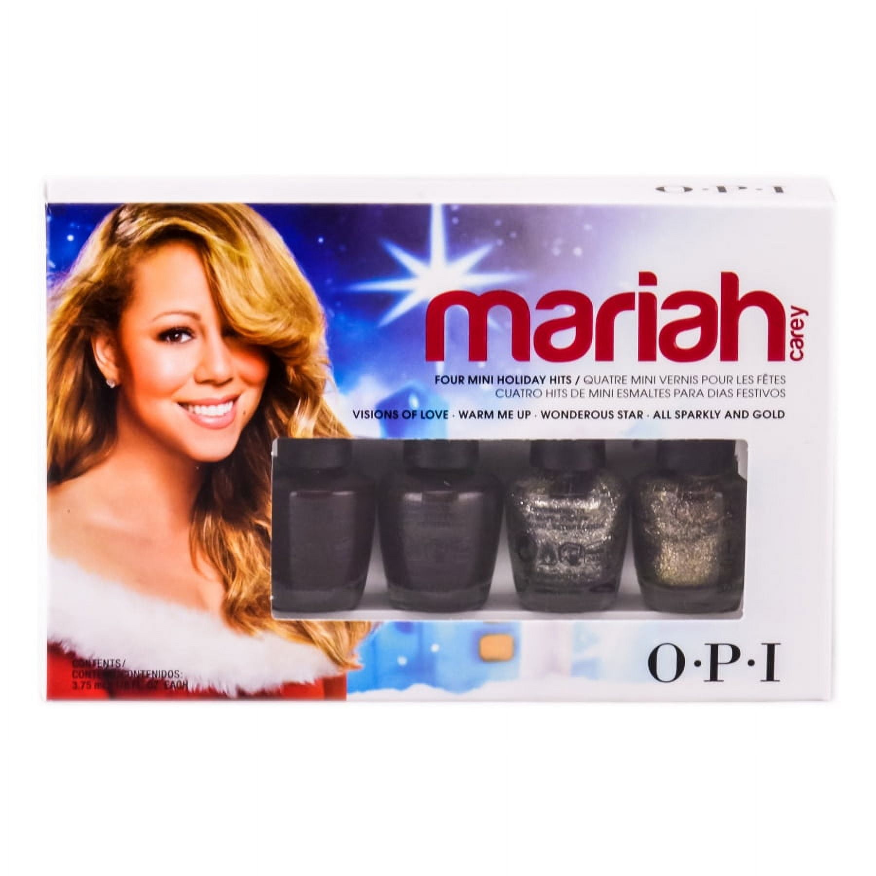OPI Nail Lacquer Mini 4-Color Nail Polish Set HLE29 Mariah Carey ...