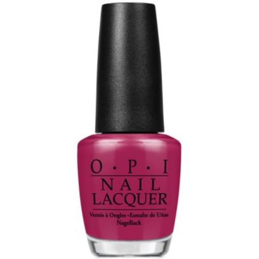 OPI Nail Lacquer Nail Polish, Miami Beet, Vibrant Color, High Shine ...